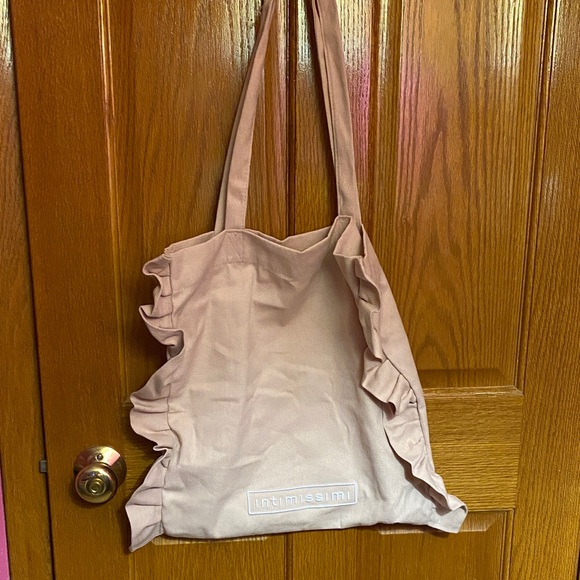 intimissimi | Bags | Intimissimi Ruffle Tote Bag Soft Pink | Poshmark